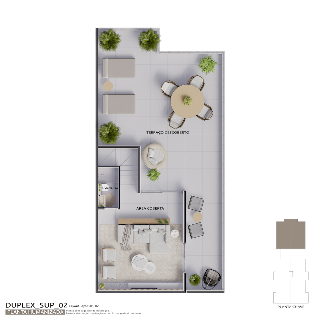 Duplex SUP 02 – Layout Aptos 01 e 02 – Construtora Minerva – Sonhos ...